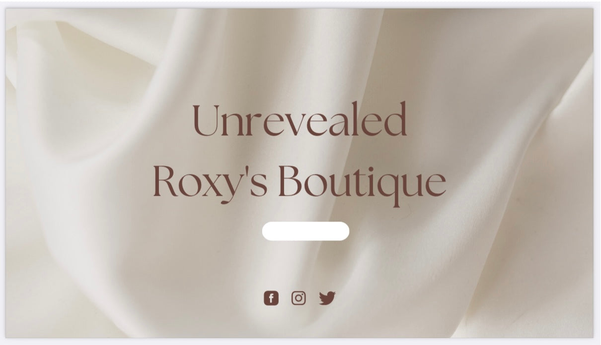 Unrevealed Roxy's Boutique – Unrevealed Roxy's Boutique